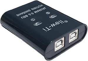 Amazon.com: yungluner USB 2.0 Manual Sharing Switch Printer Sharing ...