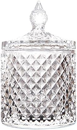 Amazon.com: Godinger Canister Set, Crystal Glass Canisters Food Storage ...