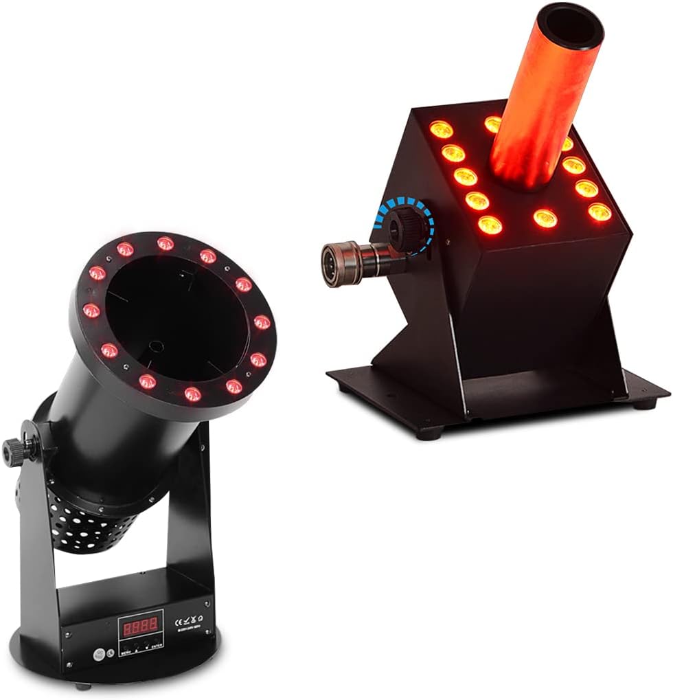 Amazon.com: LED Co2 Jet Machine and LED Confetti Machine : Musical ...