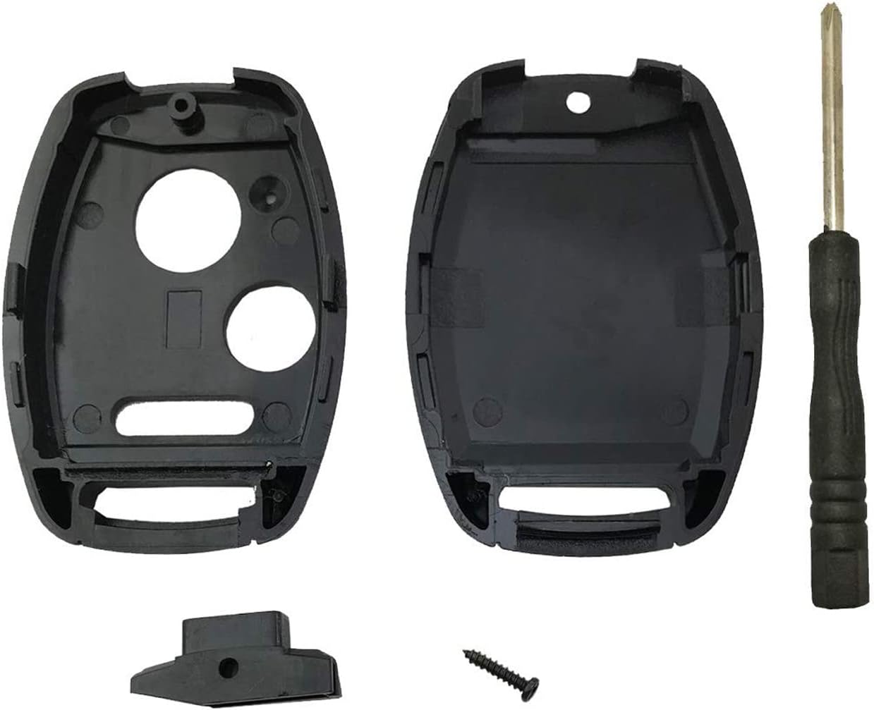 Amazon.com: XBXBXBX Replacement 2+1 Buttons Key Fob Shell Case fit for ...