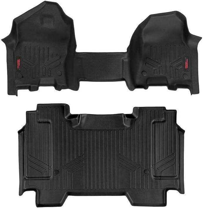 Amazon.com: Rough Country Floor Mats for 2012-2018 Ram 1500 | Quad Cab ...