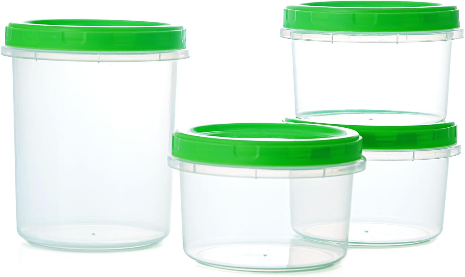 Amazon.com: Atecare Freezer Storage Containers with Twist On Lids ...