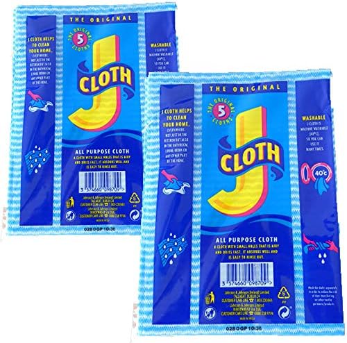 Johnston & Johnson J Cloths All Purpose Reusable Washable Cleaning ...