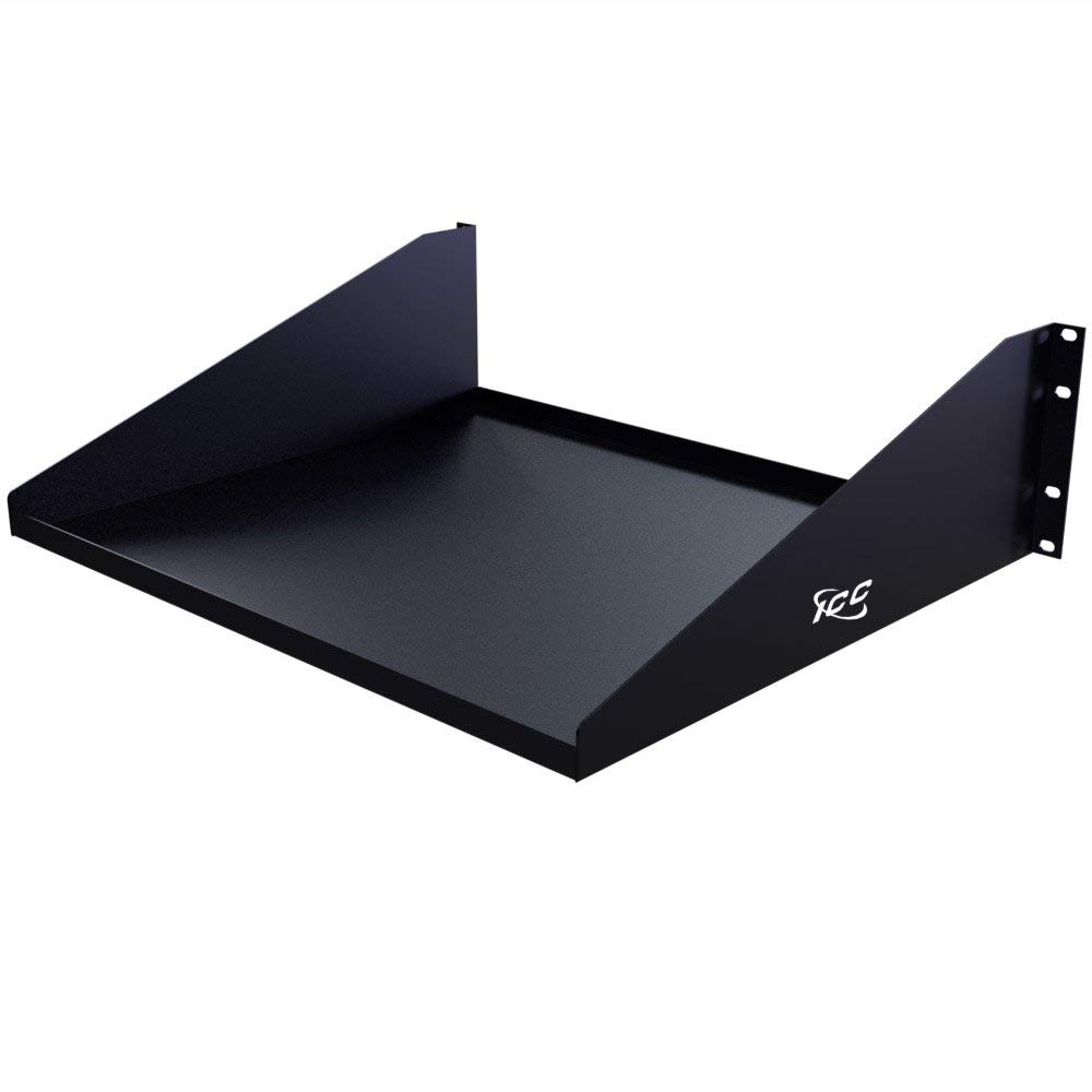 Amazon.com: ICC 3U Server Rack Shelf, Heavy-Duty Steel Cantilever Trays ...
