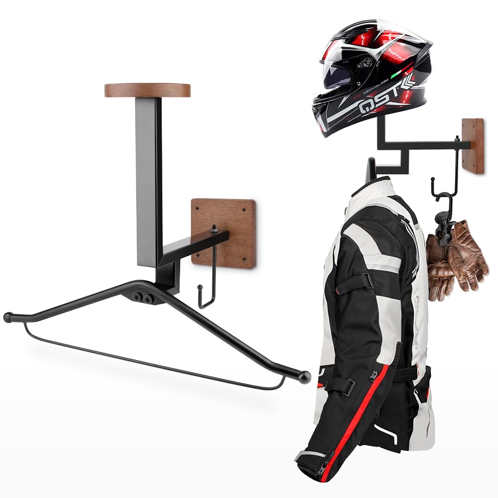 Amazon.com: LOMILD Helmet Holder Wall Mount for Motorcycle, 1 Pack ...