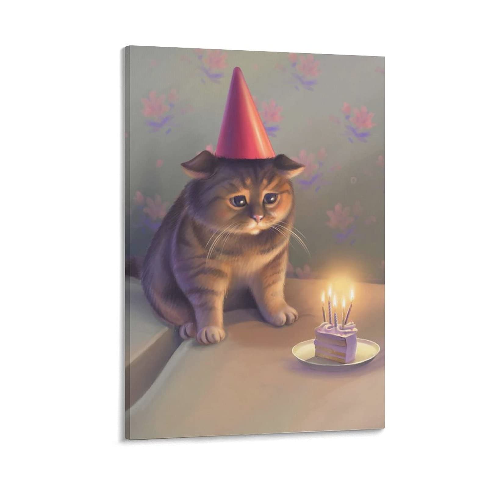 Sad Cat Birthday Cake