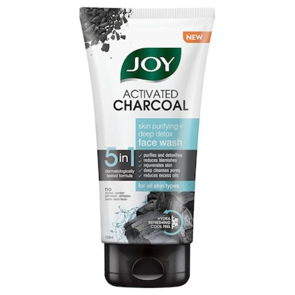 Joy Skin Fruits Activated Charcoal Face Wash, 150ml Tube : Amazon.in: Beauty