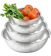 Amazon.com: COMPORT K Premium 18/8 304 Stainless Steel Large Colander ...