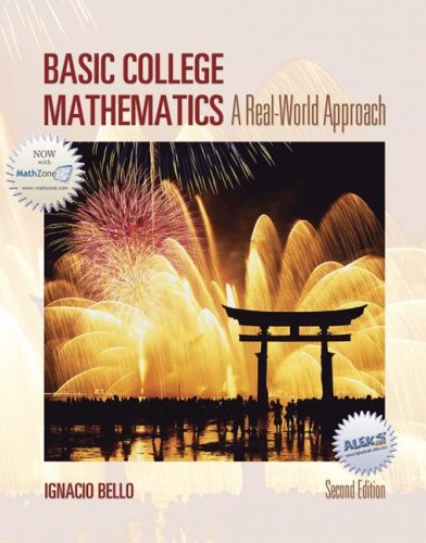 Basic College Mathematics: Bello,Ignacio: 9780073304991: Amazon.com: Books