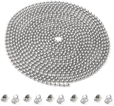 GZXUNFA 120 Inch Ceiling Fan Pull Chain, Beaded Pull Chains Extension ...