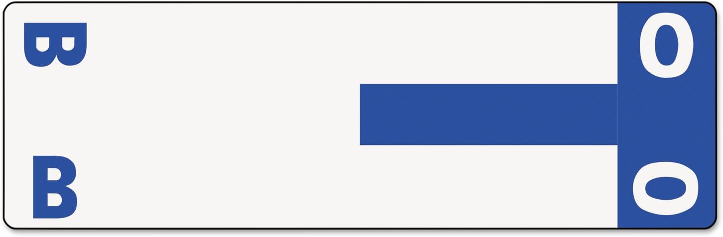 Amazon.com : Smead AlphaZ ACCS Color-Coded Alphabetic Label, A, Label ...