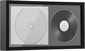 Amazon.com: FALESOUL CD Music Frame for CD Cases and Discs with EVA ...