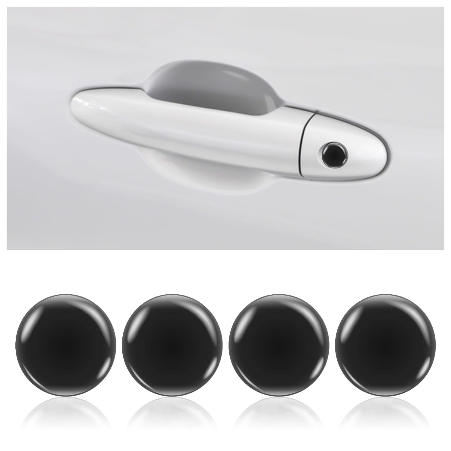 Amazon.com: Stacool 4PCS Car Door Lock Cover Stickers,Minimalist Car ...