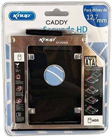 Adaptador caddy para segundo HD ou SSD 9.5mm p/Notebook : Amazon.com.br ...
