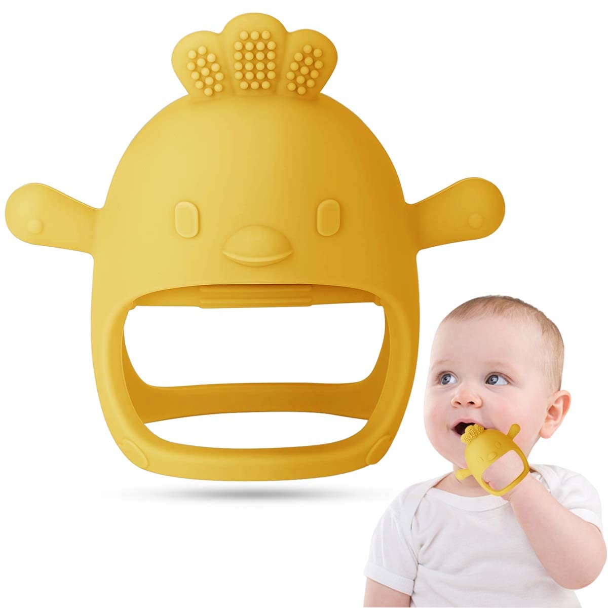 Salandens Mordedera para Bebe de Silicona, para Juguetes para Bebe de 0 ...