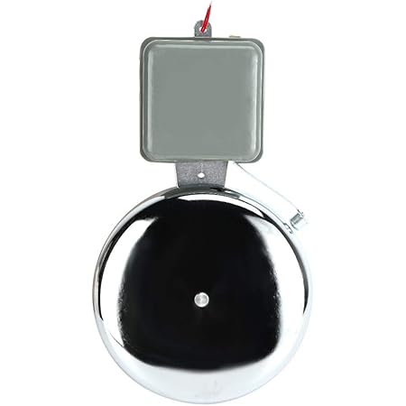 8in Electric Ring Time Bell, Multipurpose Safeguard Supply Fire Alarm ...