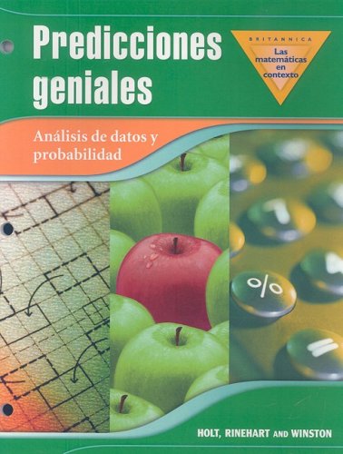 Great Predicitions Mic Grade 8: Holt Math in Context : Hrw: Amazon.ca ...