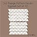 Amazon.com: Triangle wall pattern vinyl decal stickers (White, 3x3 set ...