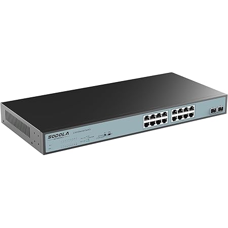 Amazon.com: SODOLA 16 Port 2.5G Umanaged Ethernet Switch,16X 2.5GBASE-T ...
