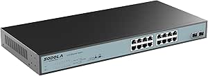 Amazon.com: SODOLA 16 Port 2.5G Umanaged Ethernet Switch,16X 2.5GBASE-T ...