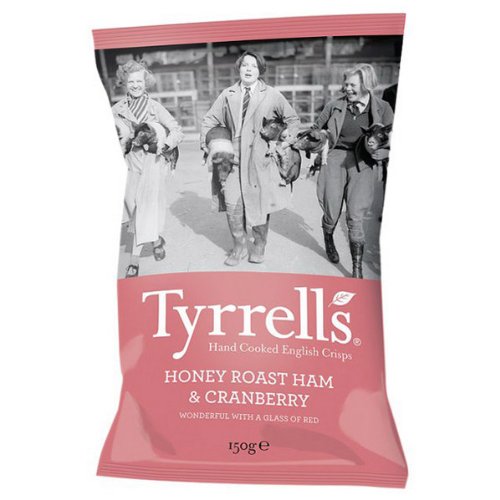 Amazon.com: Tyrrells Chips Honey Roast Ham & Cranberry 150 g