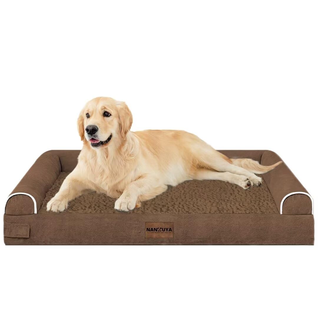 Amazon.com : Large Dog Bed Orthopedic Washable: Beds Bolster XL Bed ...
