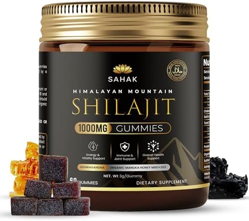 Amazon.com: Organic Shilajit Gummies, Sea Moss, Ashwagandha, 105+ Trace Minerals – Organic ...