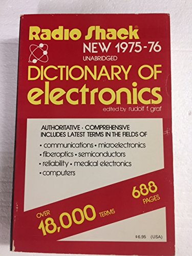 Radio Shack New 1975-76 Unabridged Dictionary Of Electronics : Over ...