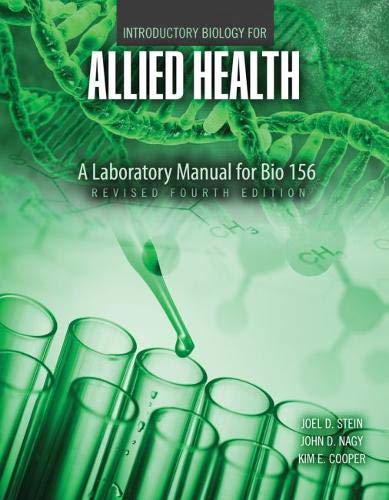 Amazon.com: Introductory Biology For Allied Health: A Laboratory Manual ...