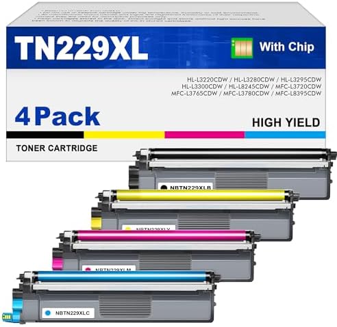 Amazon.com: Brother Genuine TN229XXLBK Black Super High Yield Printer ...