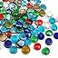 Amazon.com: FANTIAN 1LB Flat Glass Pebbles for Vase, 100 Pcs Glass Gem ...