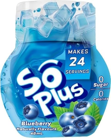So Plus Blueberry Liquid Water Enhancer, 48ml, 1 Bottle: Buy Online at Best Price in Egypt ...