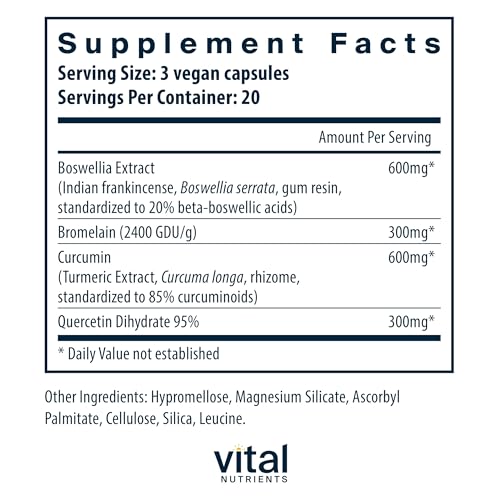 Snapklik.com : BCQ Vegan Boswellia, Bromelain, Curcumin & Quercetin ...