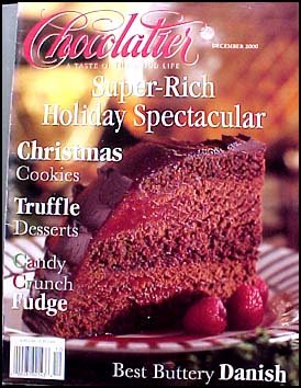 Chocolatier Magazine December 2000 Holiday Issue Truffle Desserts ...