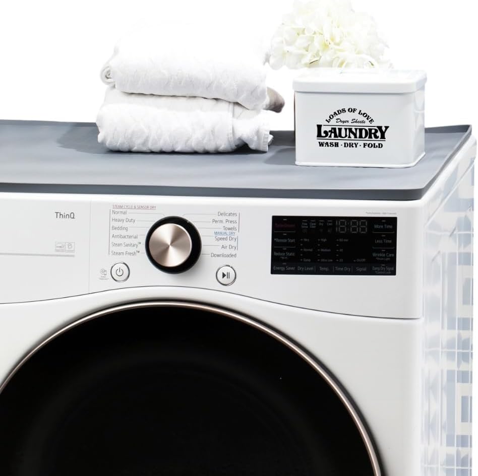 Amazon.com: TopGuard™ - Washer Dryer Countertop Mat, Large Washer Dryer ...