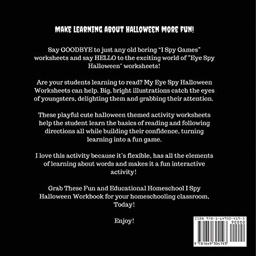 Snapklik.com : I Spy Halloween For Kids: Picture Riddles For Kids Ages ...