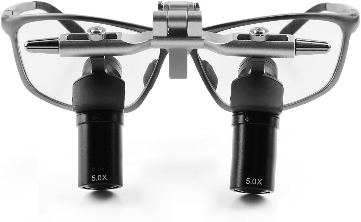 Amazon.com: 4X 5X 6X 48 ° Ergo Loupes Zoom Loupes Adjustable Working ...