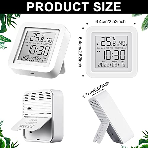 Snapklik.com : 2 Pcs Smart WiFi Temperature Monitor Temperature ...