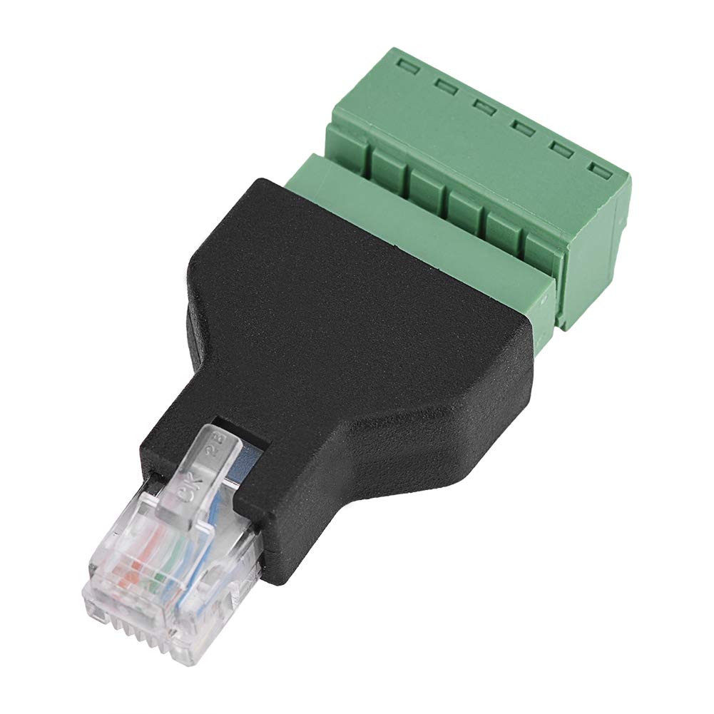 Amazon.com: Tonysa RJ12 Male to Screw Terminal Adapter, Ethernet RJ12 ...