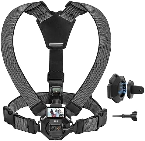 Amazon.com : Magnetic Chest Mount Holder for Action Cameras - ULANZI GP ...