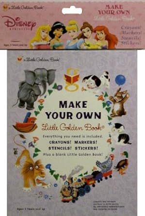 Disney Princess Make Your Own Little Golden Book: Amazon.co.uk ...