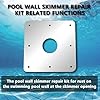 Amazon.com: ZAIGANMA 8 X 8 IN Pool Wall Repair Panel, Standard Above ...
