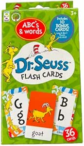 Amazon.com: Dr. Seuss Educational Flash Cards - ABCs & Words : Toys & Games