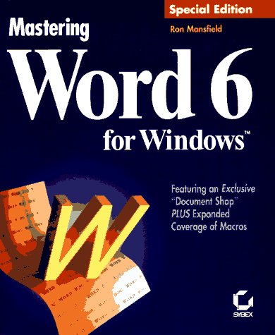 Buy Mastering Word 6 for Windows Book Online at Low Prices in India ...