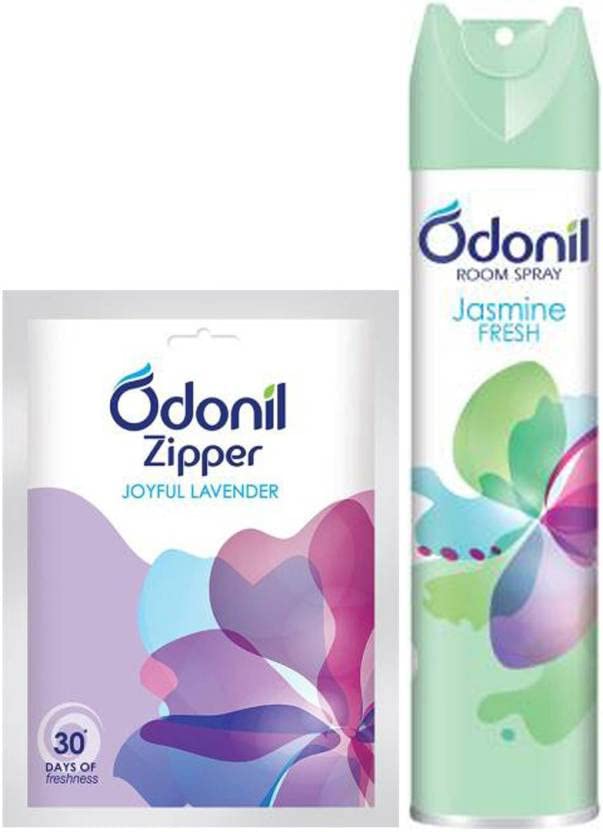 Odonil Jasmine Spray, Lavander zipper Spray, Blocks (2 x 81.5 g ...