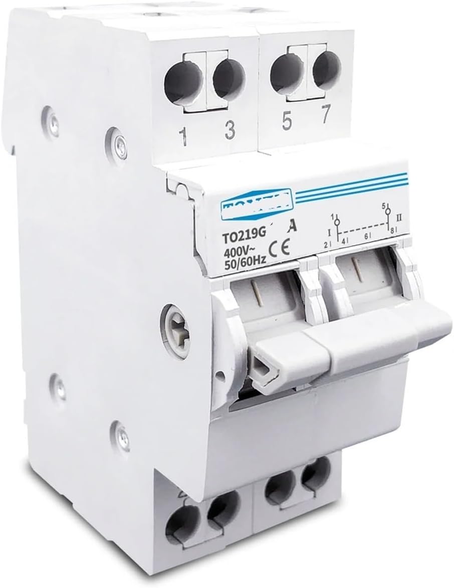 Amazon.com: WPTGODGB MTS 1P 2P 3P 4P Dual Power Manual Transfer ...