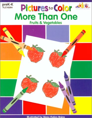 Pictures to Color : More Than One Fruits & Vegetables: Rojas, Mary ...