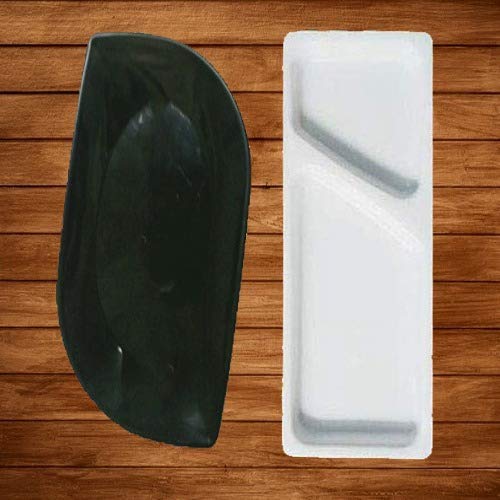 Buy Decornt Chat Plate - Snack Plate - Dahi Bhalla Plate Oval Chat ...