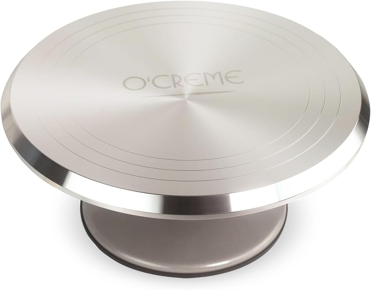 Amazon.com: O’Creme Cake Turntable Stand, 12 inch – Heavy-Duty Aluminum ...