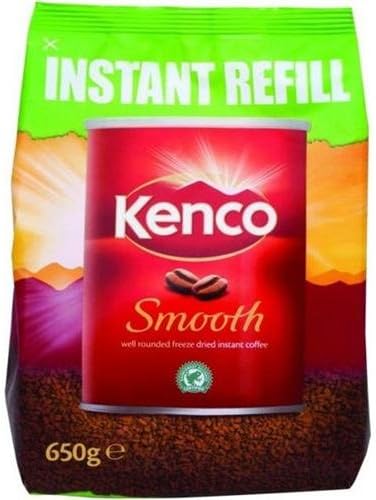 Kenco Smooth Instant Coffee Refill Bag 650g Ref A03298 101640 : Amazon ...